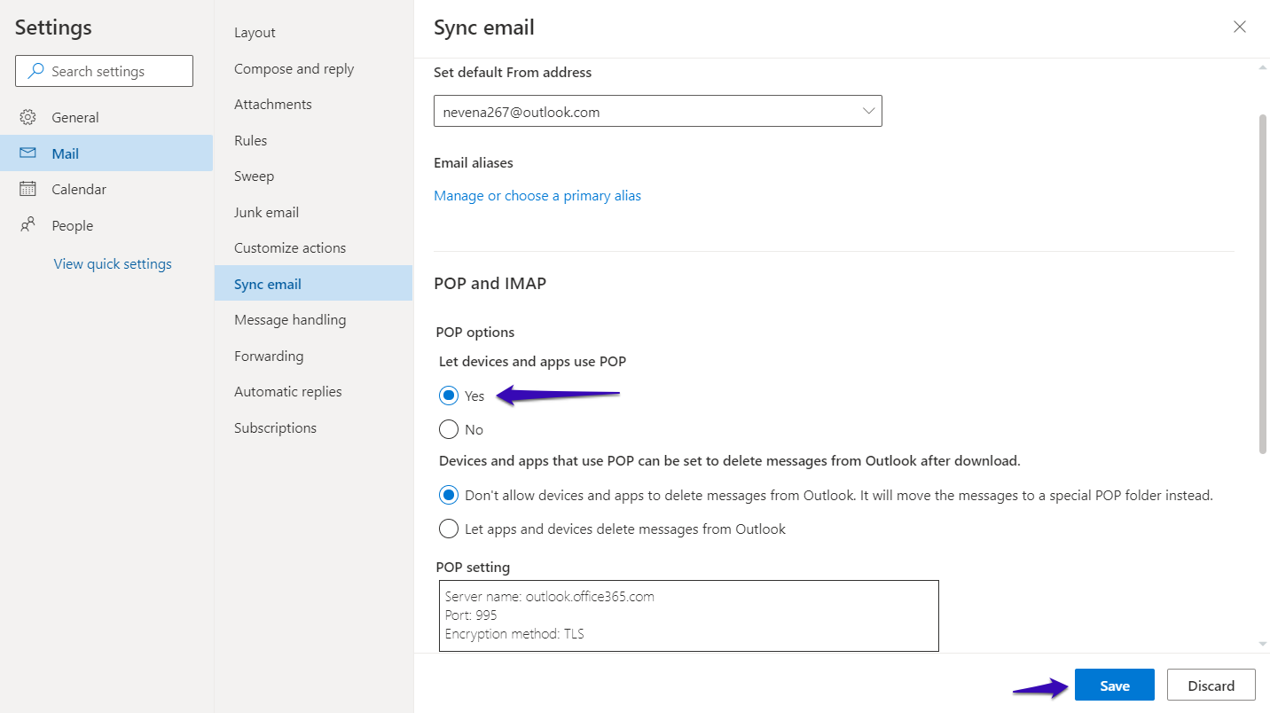 How to connect Outlook through the SMTP – Outbound Contact